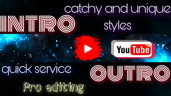 Create an amazing youtube intro and outro, logo animation by Kashii07 ...
