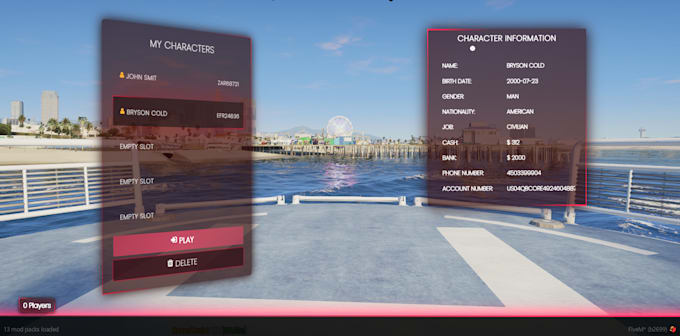 Create or modify your fivem qbcore based fivem server by Wallysmith74 | Fiverr