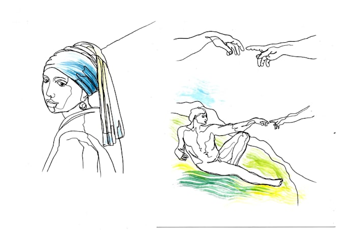 Draw a minimalist one line sketch by Ellatal2090 | Fiverr