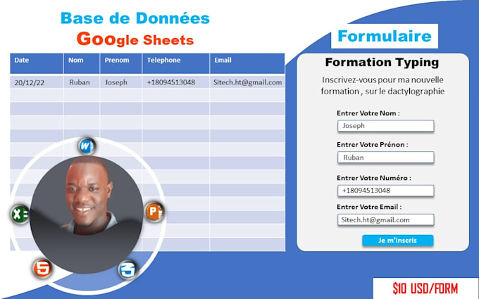Create your form en html et css by Sitechht | Fiverr