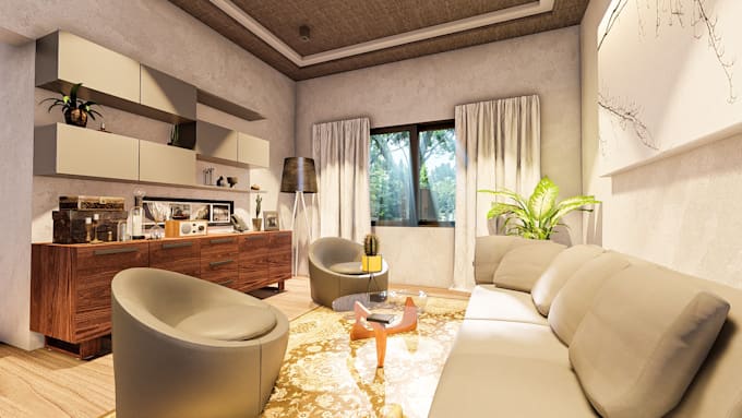 Do 3d model rendering and interior and exterior architecture by Dharchstudio | Fiverr