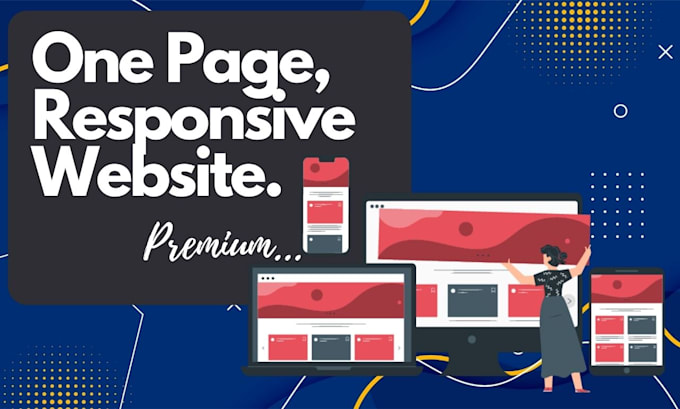 Develop one page responsive website by Sehanrandula | Fiverr