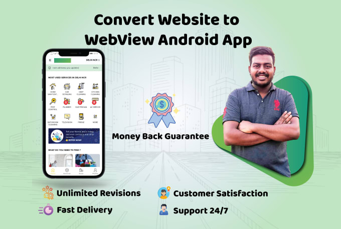 Convert website to android app using webview by Easinwebpro | Fiverr Convert website to android app using webview by Easinwebpro | Fiverr
