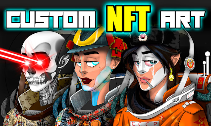 Design unique nft art for you by Myhope712 | Fiverr