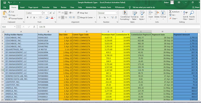 Expert excel help for all your data needs by Excel_1_master | Fiverr
