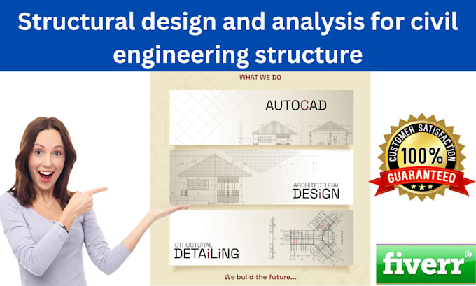 Do civil engineering projects and structural design by Bestautocaduser ...
