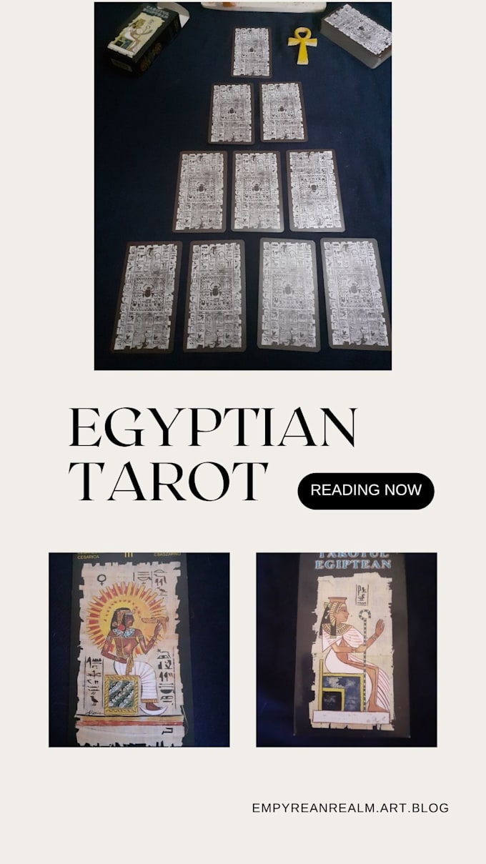 Make your egyptian pyramid tarot by Gambyt | Fiverr