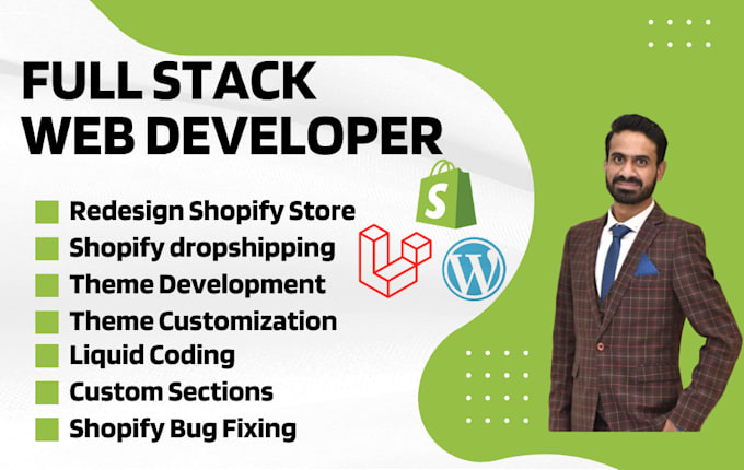 Do full stack web development in wordpress and shopify by Asimhameed337 ...