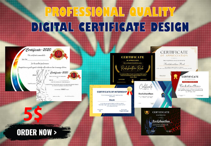 Service design professional certificate by Rockshanthan | Fiverr