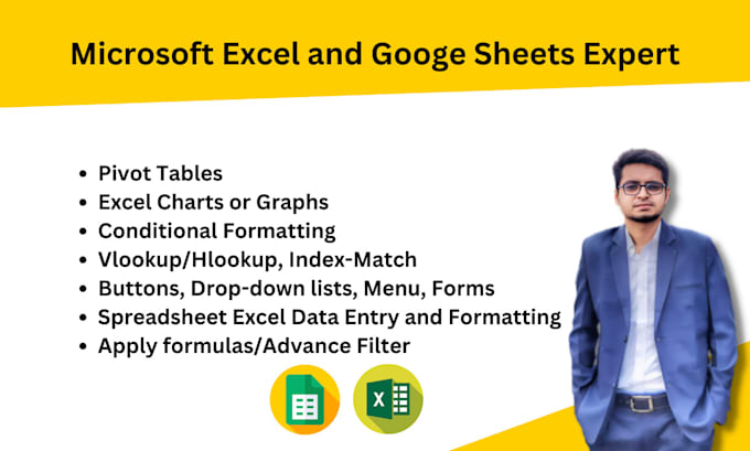 Help you analyze your google sheets and excel data by Tanvirhossain30 ...