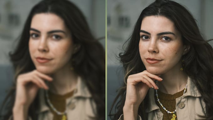 Fix blurry photos, upscale, sharp and enhance the photo and photo in ...