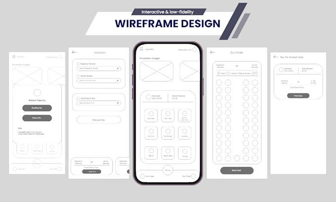 Do low fidelity wireframe ux design and prototype in adobe xd by Hassan07farooq | Fiverr