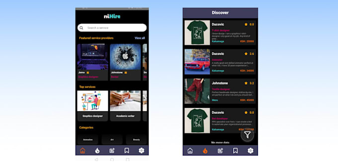 Build a react native mobile app for you by Tingonewton | Fiverr