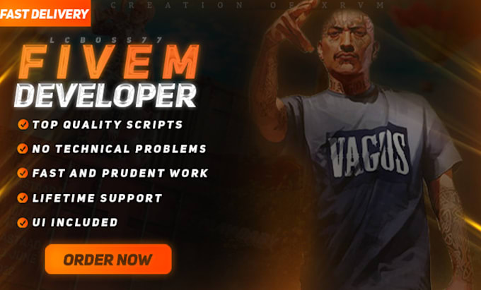 Create custom fivem scripts that make your server unforgettable by Lcboss77 | Fiverr