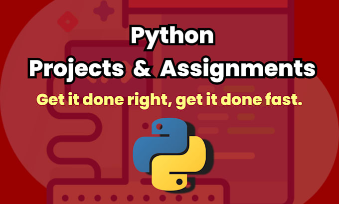 Code Your Python Programming Projects And Assignments By Vansitha Fiverr