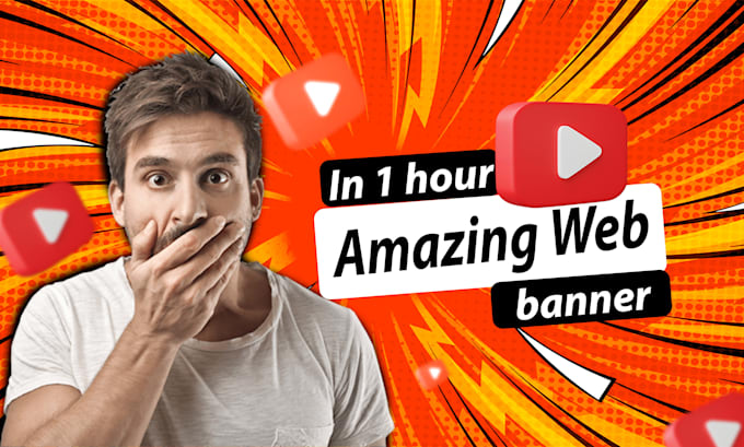 Do amazing web banner designs within 1 hour by Manojbmano | Fiverr