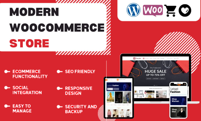 Create responsive ecommerce woocommerce website from scratch by ... Create responsive ecommerce woocommerce website from scratch by ...