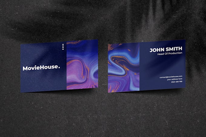 Do modern, minimalist business card with 2 concept by Fphaikal | Fiverr