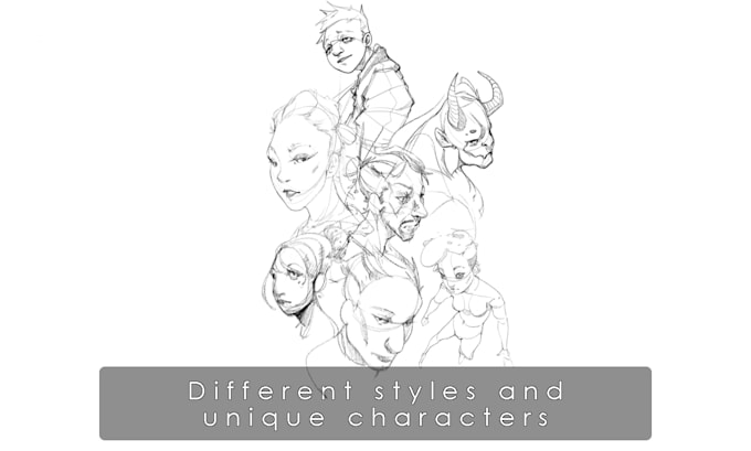 Draw your character or fan art in your desired style by Eysikey | Fiverr