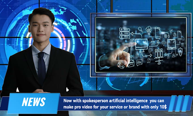 Make ai spokesperson video with human avatar multilanguages by Alae2018 ...