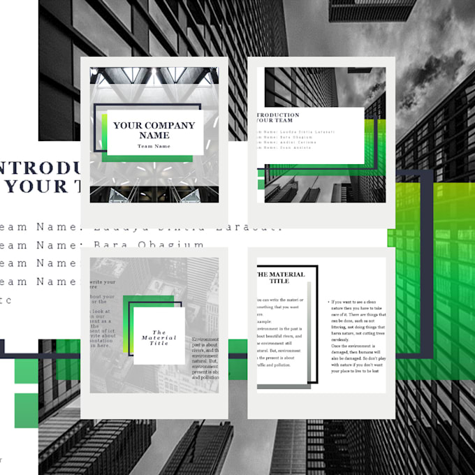 Design presentation slides in canva by Creatstudio_ | Fiverr