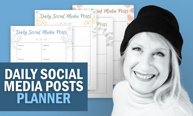 Provide a daily social media posts planner by Vanbcdesigner | Fiverr