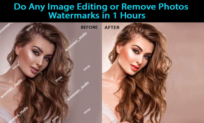 Professionally remove object or background and add watermark, logo, text by Ecommerc_studio | Fiverr