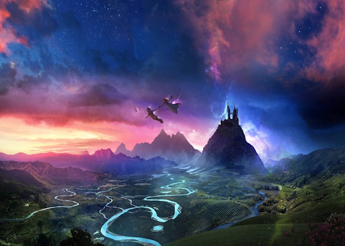 Do fantasy dnd background, landscape and environment art by ...