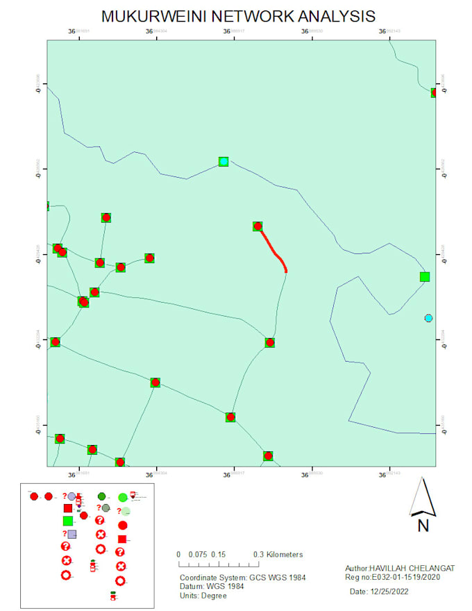 Network analysis proximity buffering by Ezrachesor | Fiverr