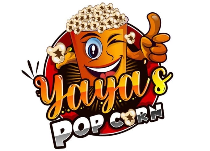 Design unique popcorn logo with creative concepts by Atikx_sikd | Fiverr