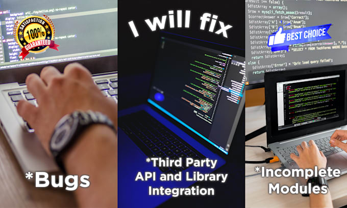 Fix your nodejs api and 3rd party services integration by Mishrark | Fiverr