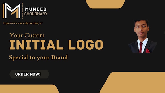 Design you a simple yet unique initial logo for your brand by ...