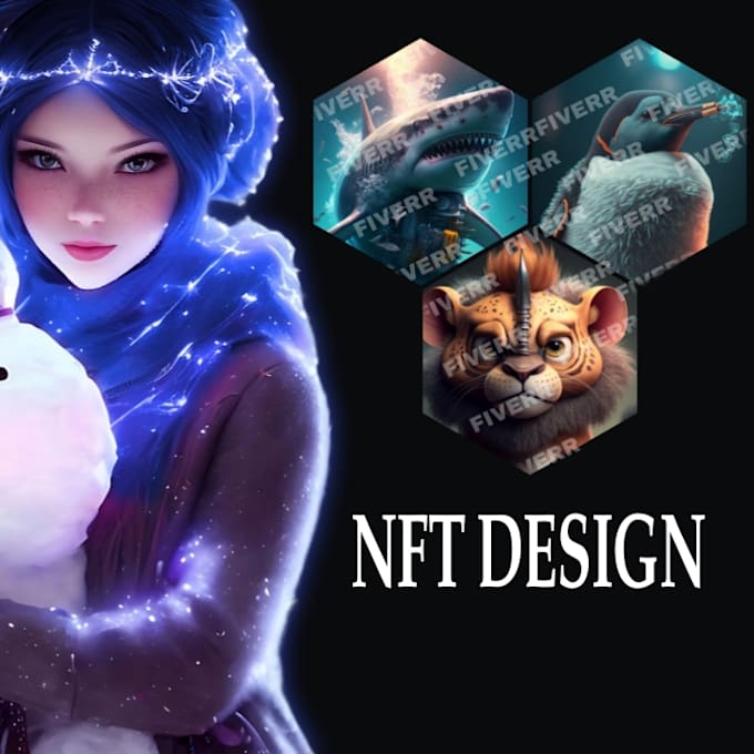 Design unique nft art and generate collection with metadata by Dizzyfowfil | Fiverr