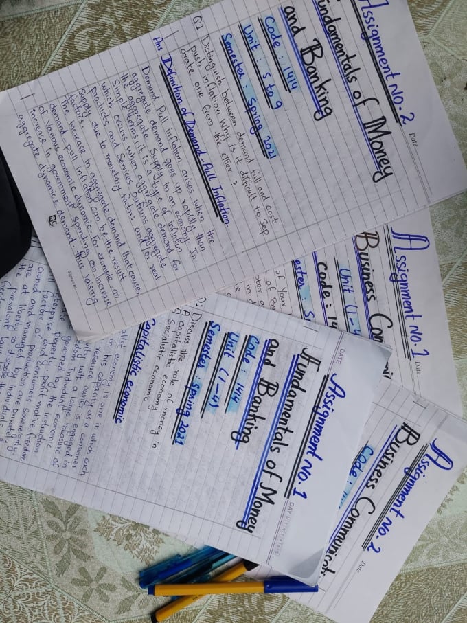 Do any handwritten notes and documents with my handwriting by Komal ...