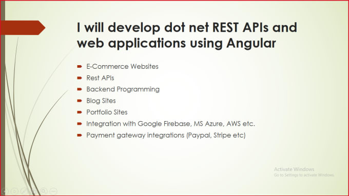 Develop dot net rest apis and web applications using angular by Khani ...