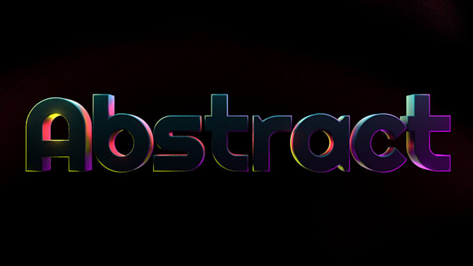 Create a spinning 3d animated text for your company by Harnaidigital3d ...