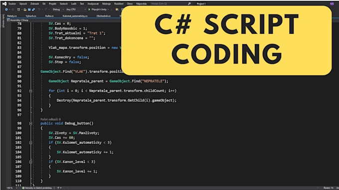 Code csharp script or bolt script graph for your unity project by ...