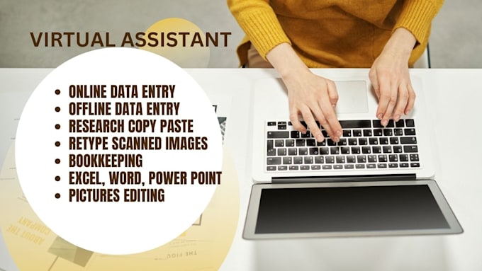 Virtual assistant for busy professionals, data entry by Ejazzaje | Fiverr