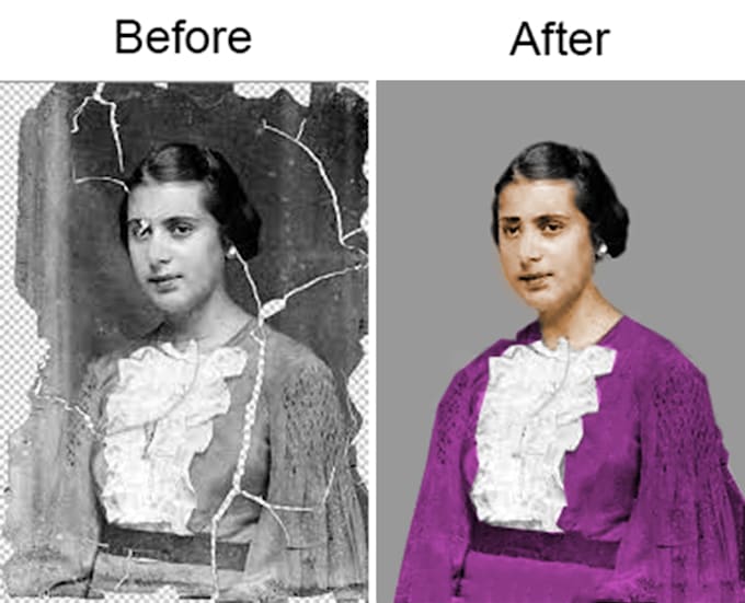 Recover your old photos by Zainaliamir | Fiverr