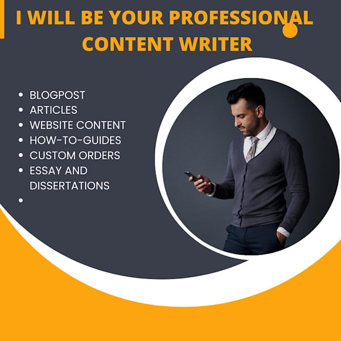 Write articles, blog posts, social media and website content by ...