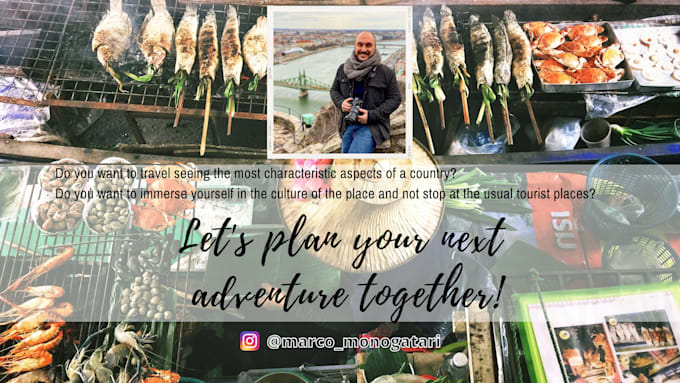 Plan your customized travel itinerary by Marcomonogatari | Fiverr