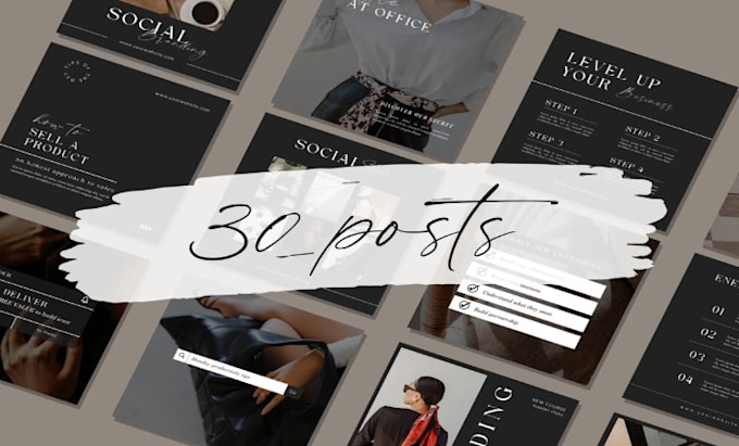 Luxury instagram post templates by Mediaads28 | Fiverr