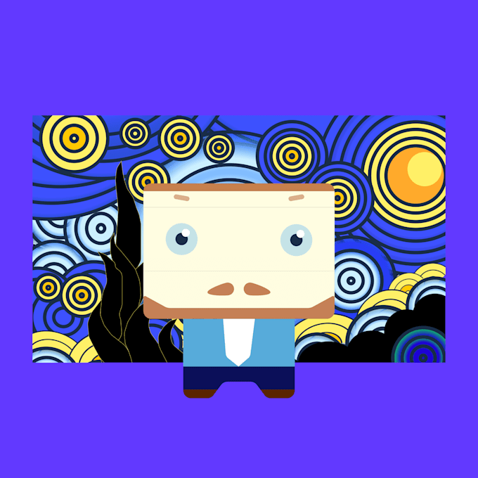 Draw character in my block style with unlimited revisions by ...