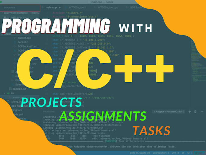 Write code in c cpp for your programming projects tasks by Idreesahmad ...