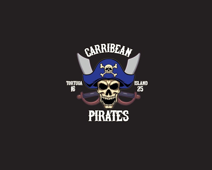 Create wonderful pirate logo with text with any file by Alexandria4434 ...