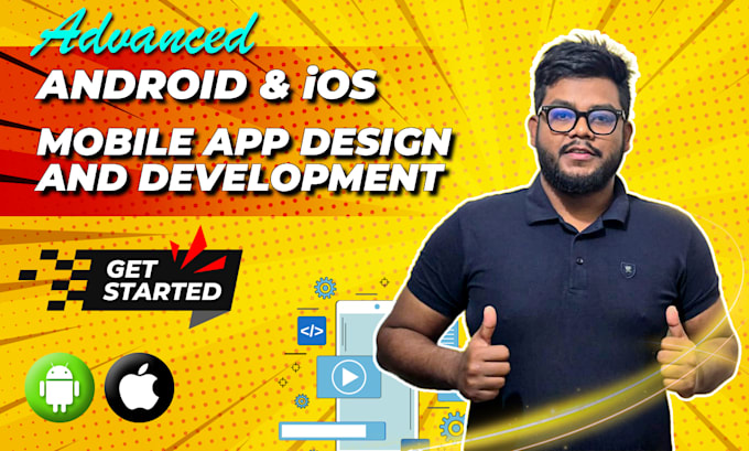 Develop hybrid android and ios mobile apps using flutter by Musfiqshanta | Fiverr