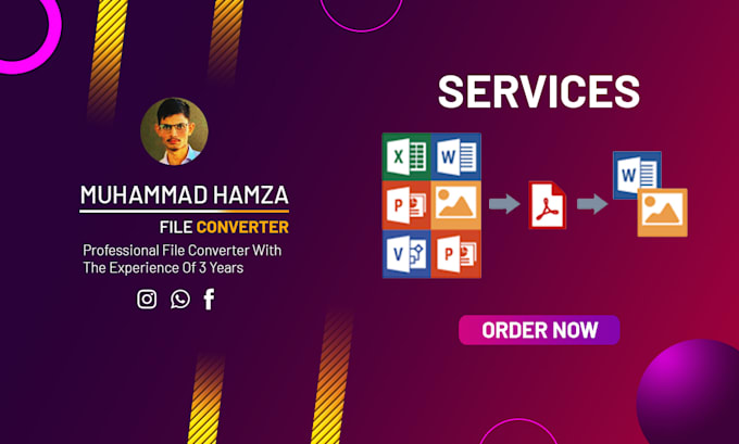 Convert pdf, word, excel, ppt, csv files by Hamzarajput716 | Fiverr Convert pdf, word, excel, ppt, csv files by Hamzarajput716 | Fiverr
