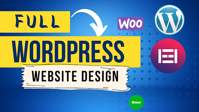 Design a responsive wordpress website using elementor pro by Panna_1 | Fiverr