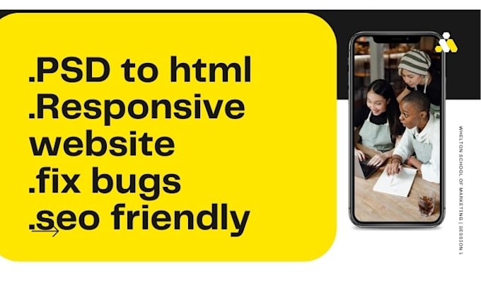 Convert psd to html and create a responsive website by Akberaaaji | Fiverr