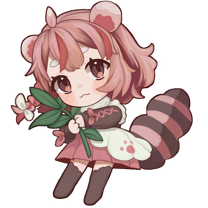 Draw a cute chibi by Bluerice | Fiverr